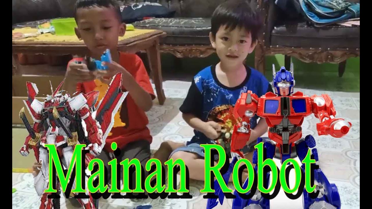 mainan robot (robot transformer) - YouTube