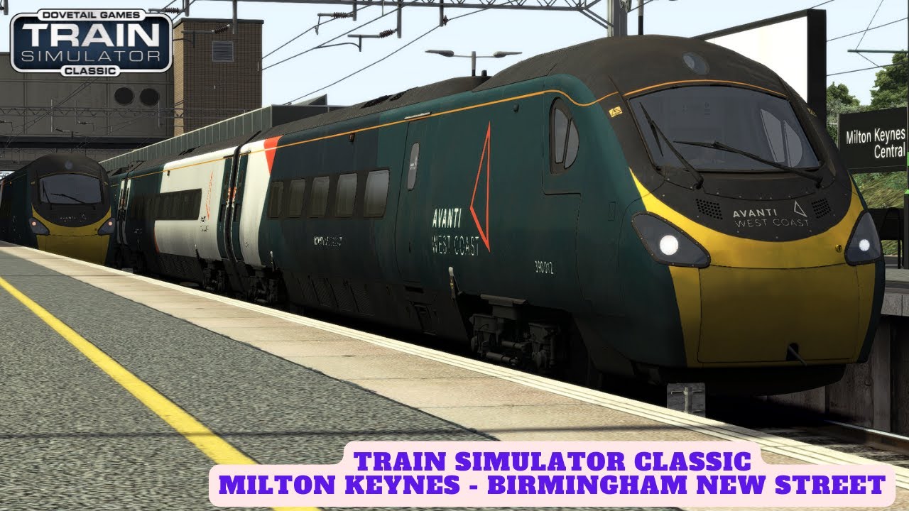 Train Simulator Classic | AP Class 390 | Milton Keynes Central ...