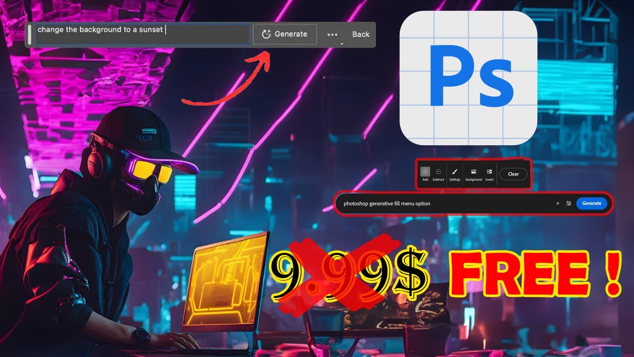 Photoshop Beta Ai Generative Fill For Free - Adobe Photoshop Beta| Generative Fill - YouTube