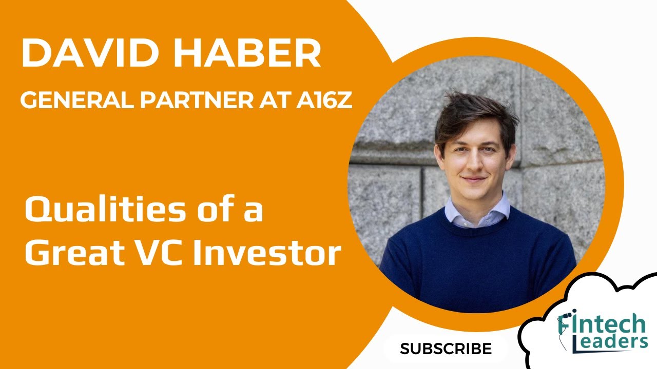 a16z General Partner, David Haber - What Makes a Great VC? - YouTube