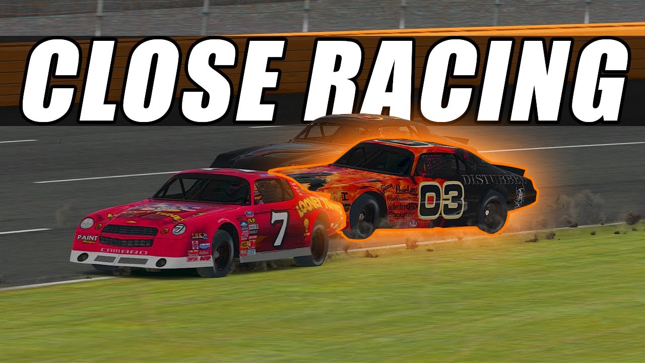 CLOSE RACING! 36 Laps at Charlotte Motor Speedway - iRacing - YouTube