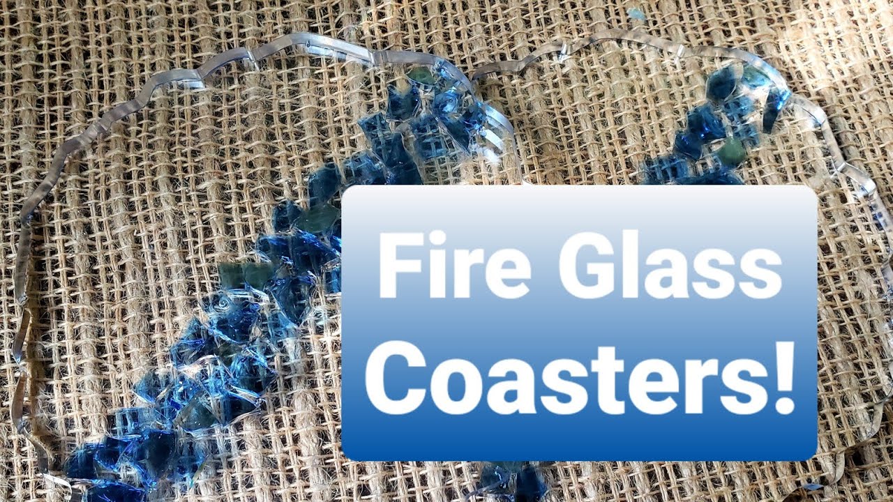 Beginner Resin Project! Fire Glass Coasters! 🔥 - YouTube