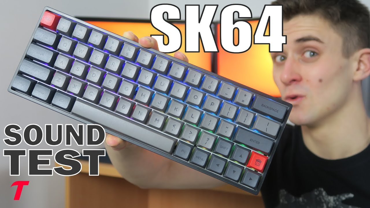 Geek SK64 Review + Sound Test - Optically AWESOME! (Gateron Brown ...