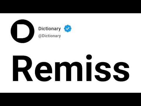Remiss Meaning In English - YouTube