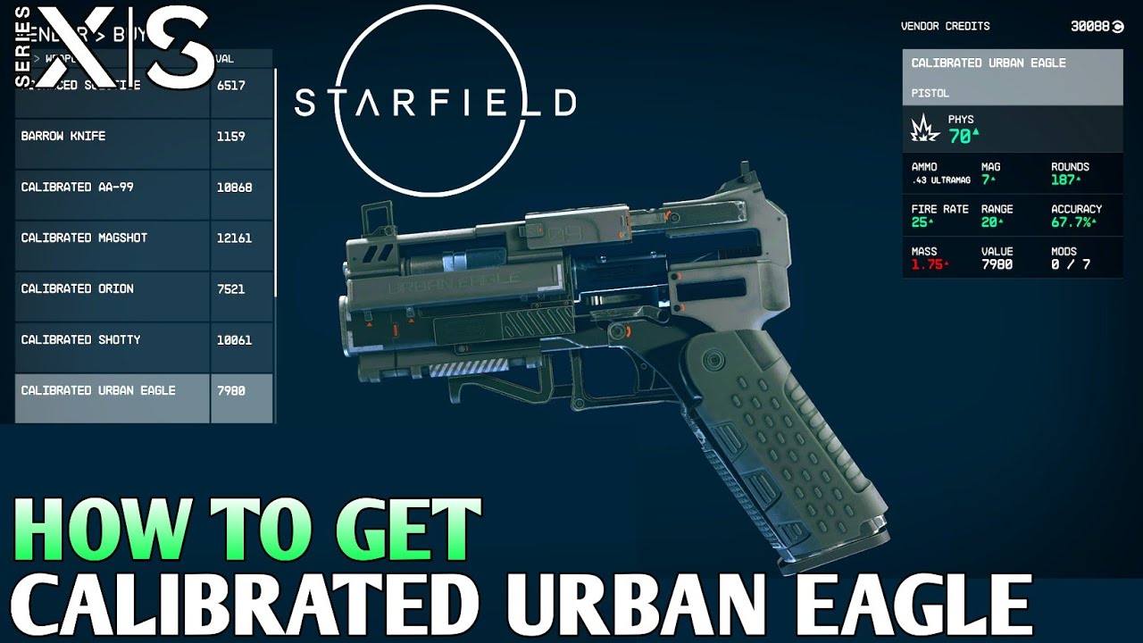 How to Get Calibrated Urban Eagle STARFIELD Calibrated Urban Eagle ...