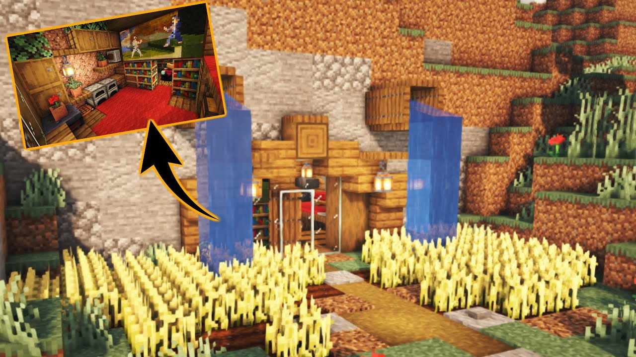 Minecraft: Mountain Survival Base Tutorial | Any Biome - YouTube
