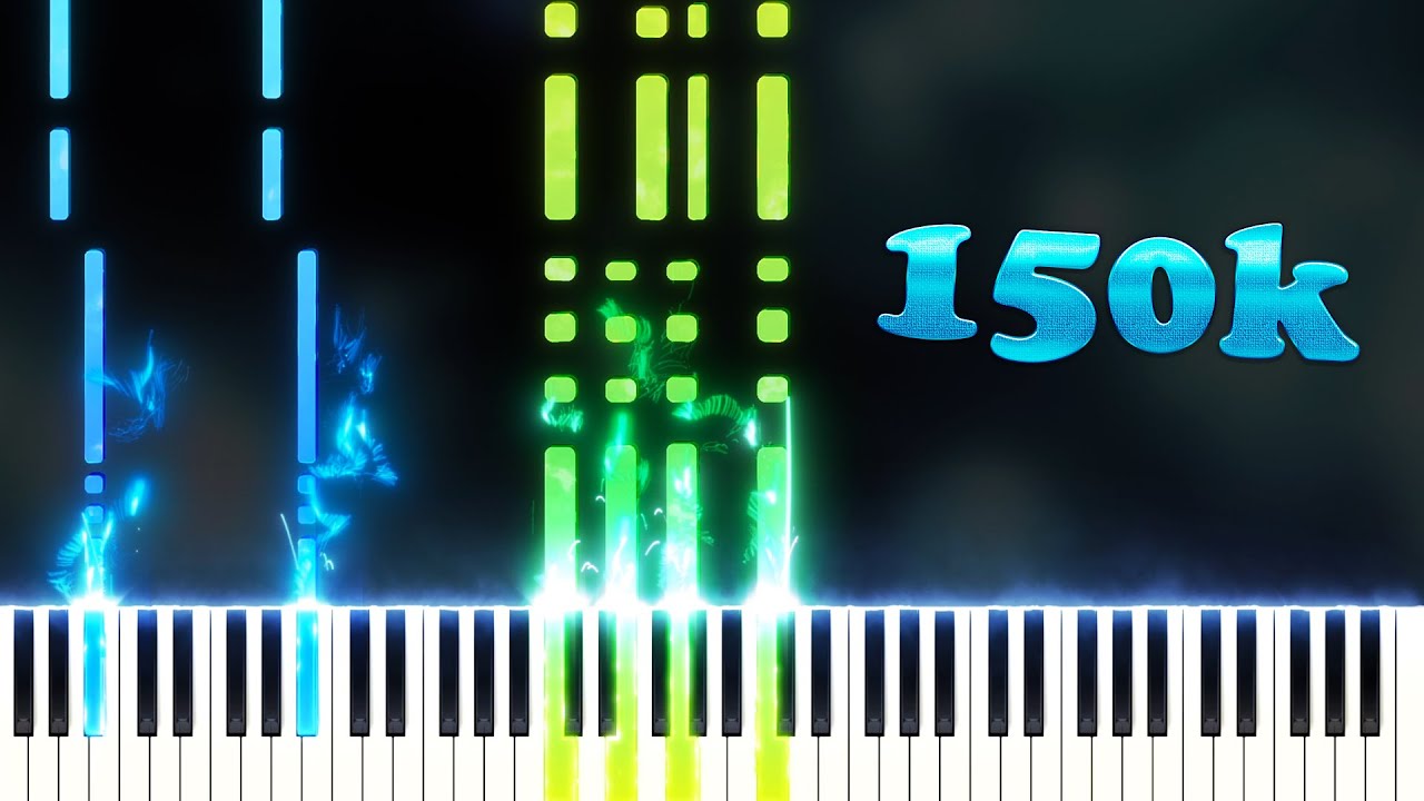 150,000 SUBSCRIBERS 150,000 NOTES (Playable Version) - Piano Tutorial ...