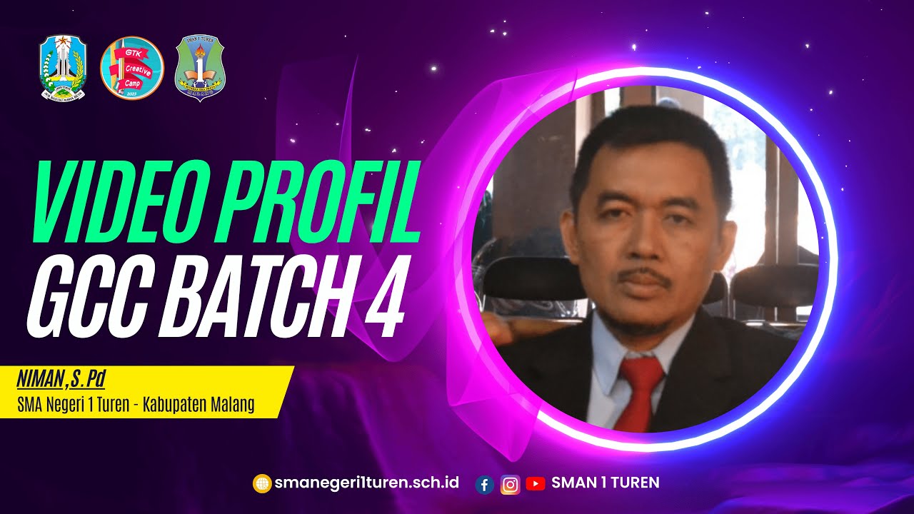 Video Profil GCC BATCH 4 Tahun 2023 - NIMAN - SMAN 1 TUREN - YouTube