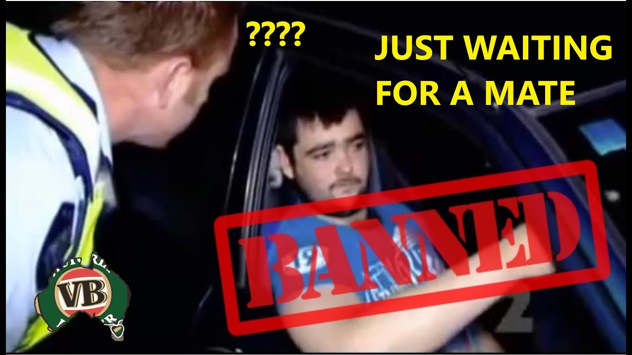 Drunk Driver crashes car - "JUST WAITING FOR A MATE" - Straya OZ BOGAN ...