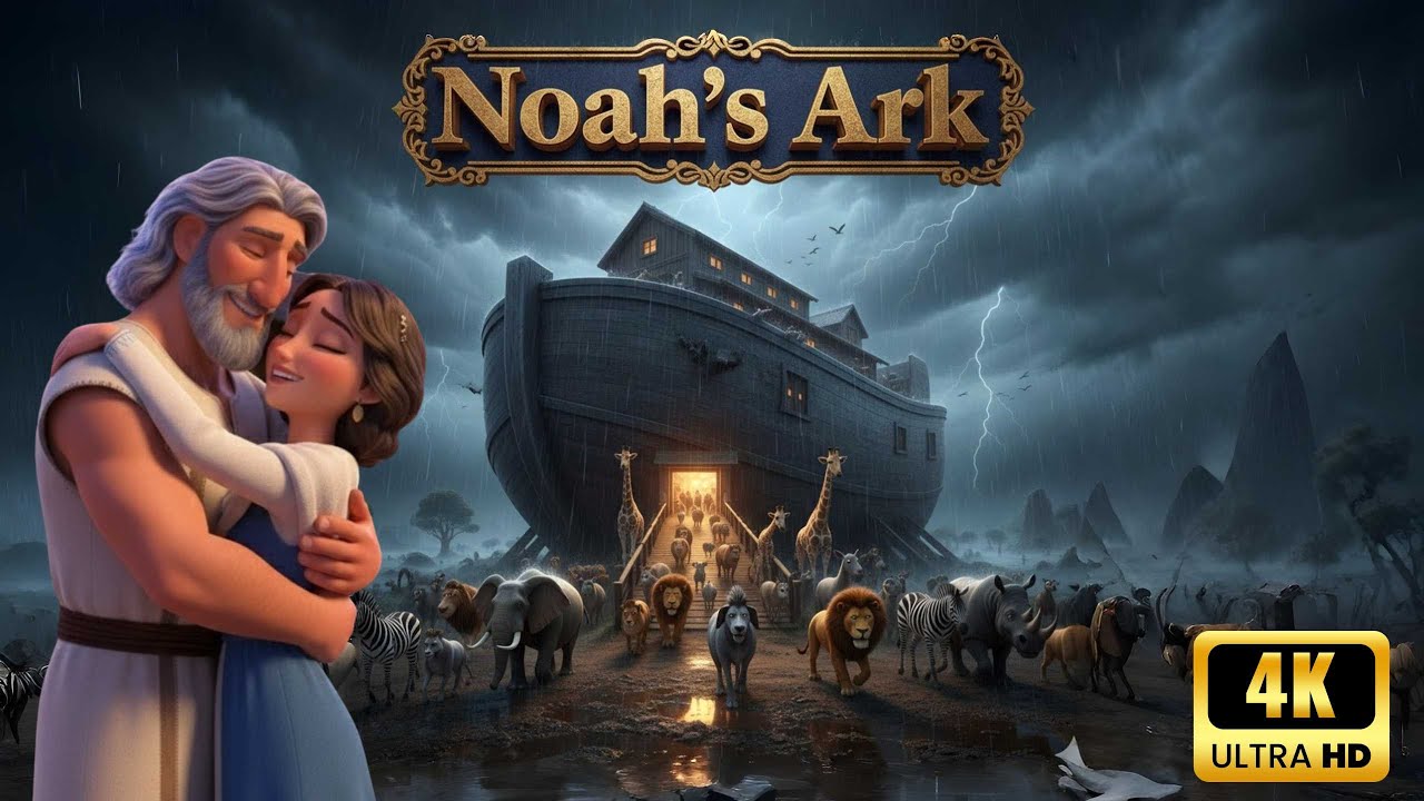 Noah's Ark: The Great Flood 🌈 | God's Promise of the Rainbow (A Bible ...