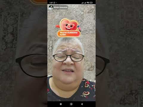 Könül Xasıyeva geceler ve xatırlayarsan məni canlı oxudu 