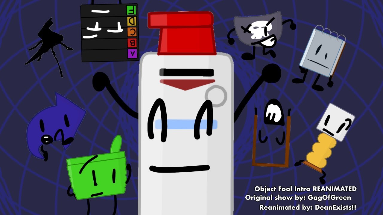 Object Fool's intro REANIMATED (Original show by @GagOfGreen) - YouTube