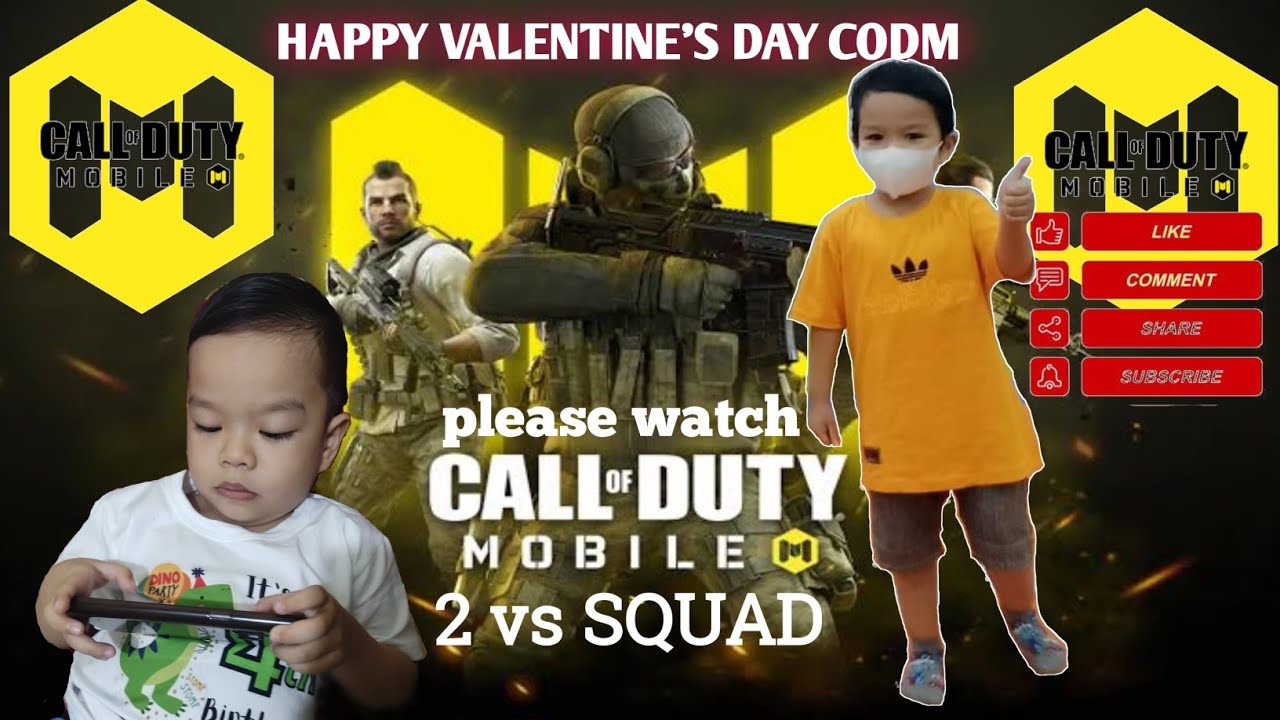 2 vs squad codm.gameply with my 4 years old son #callofdutymobile #codm #pocox3nfc #tripjayvlog ...