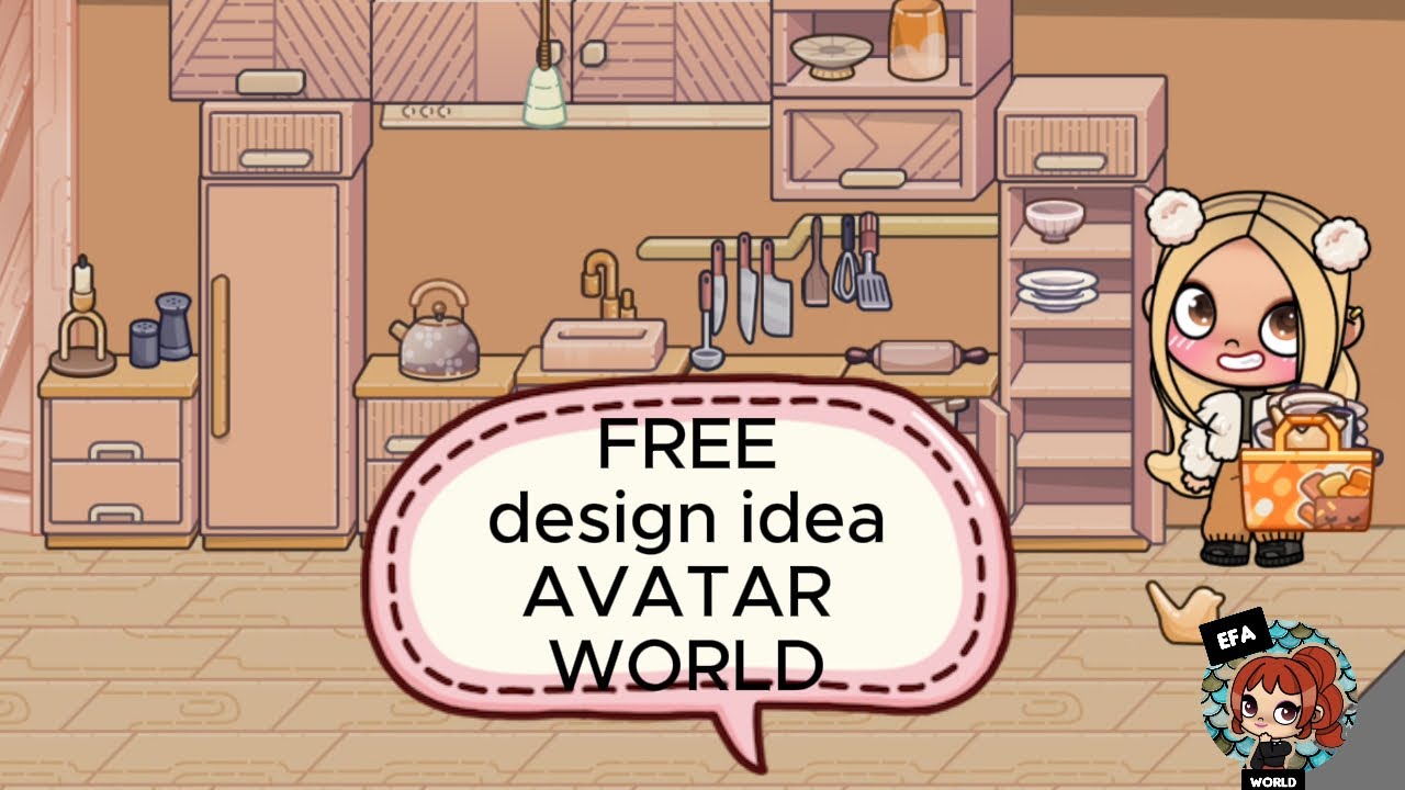 FREE KITCHEN IDEA NEW HOUSE MAKER AVATAR WORLD #avatarworld - YouTube