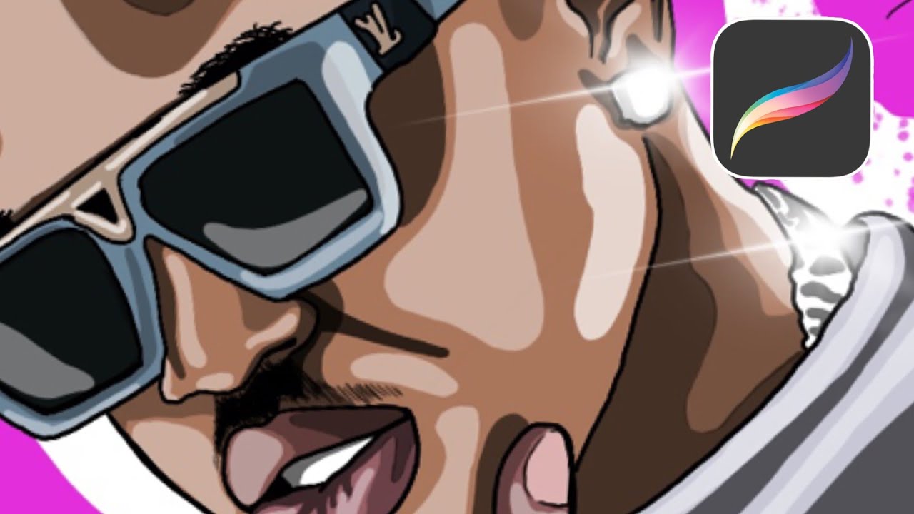 Focalistic | PROCREATE DRAW | TUTORIAL STEP BY STEP - YouTube