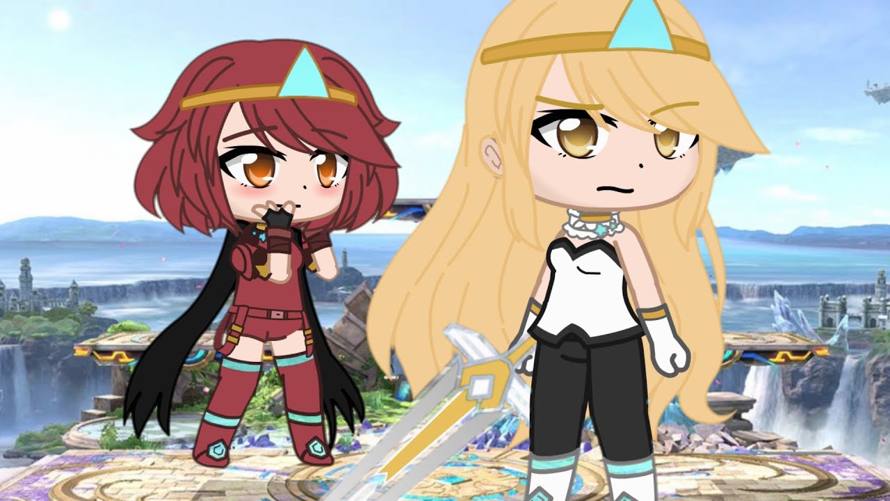 Xenoblade: Pyra does a flip (Smash Bros meme) - YouTube