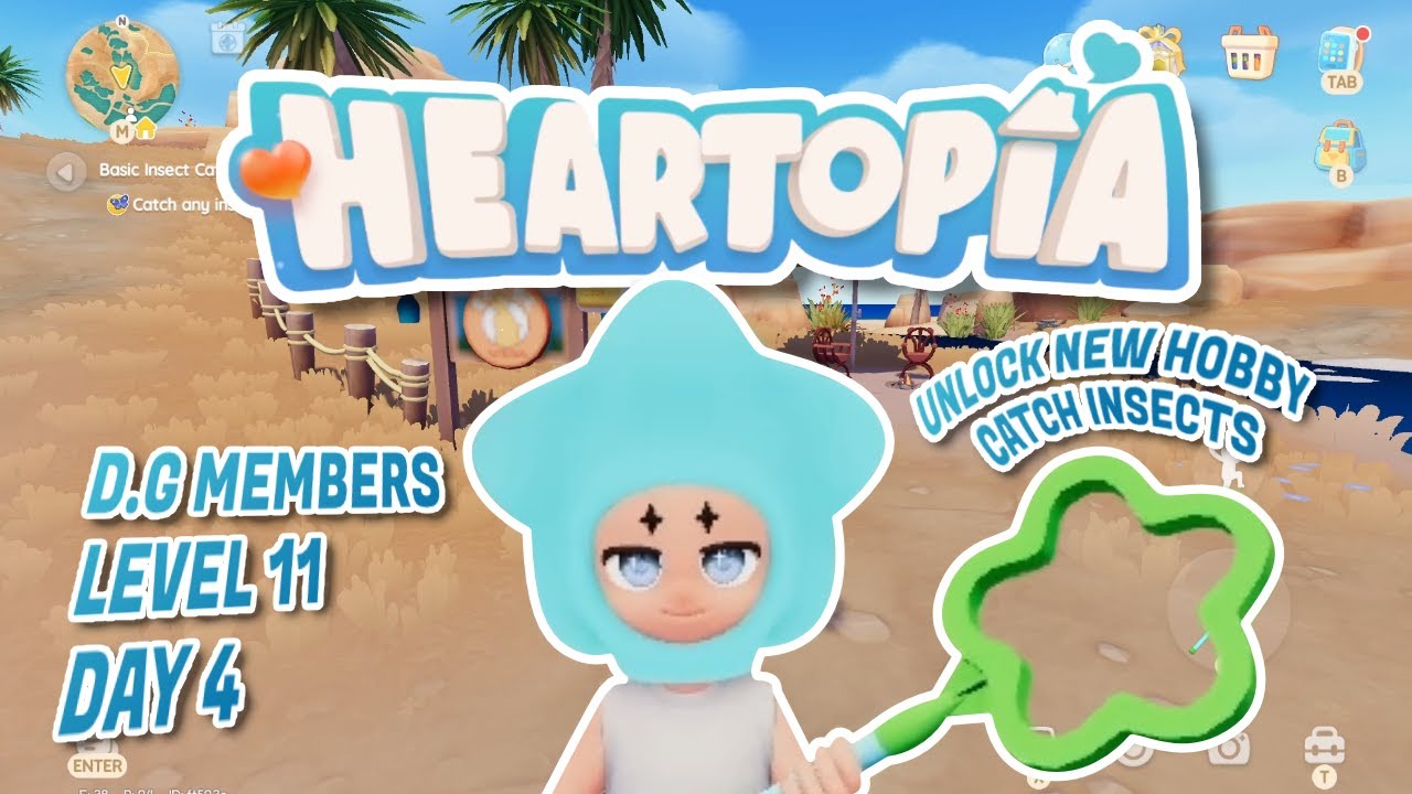 HEARTOPIA | Membuka Hobby Baru Catch Insects | Day 4 - YouTube