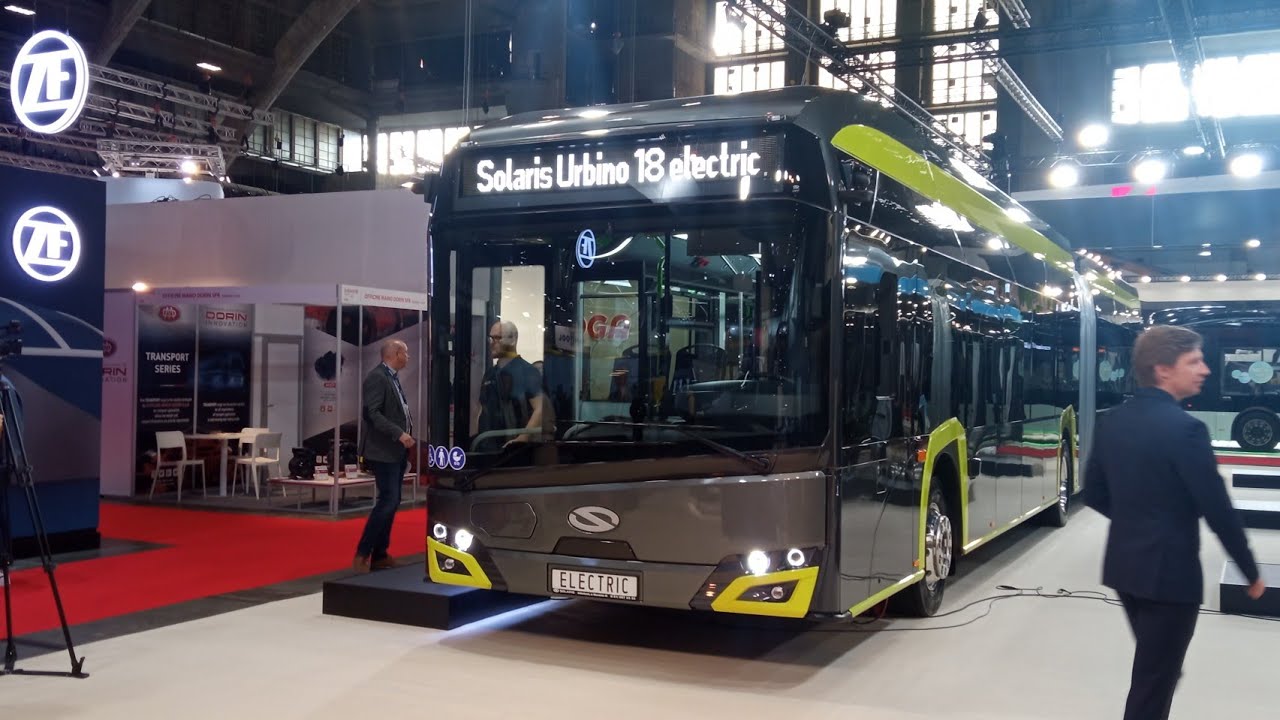Busworld 2023 | Interior of the New Solaris Urbino IV 18 Electric (With ...