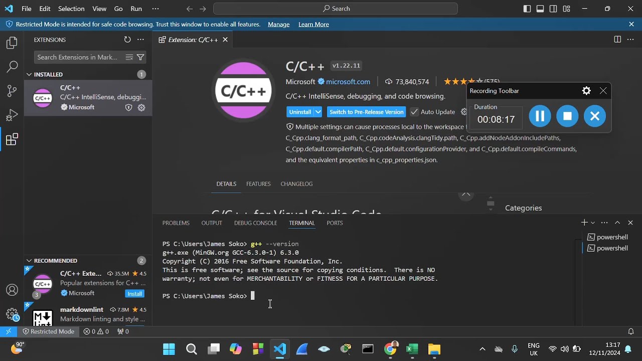 Download & Install - Microsoft Visual Studio Code, MinGW & Code Blocks ...