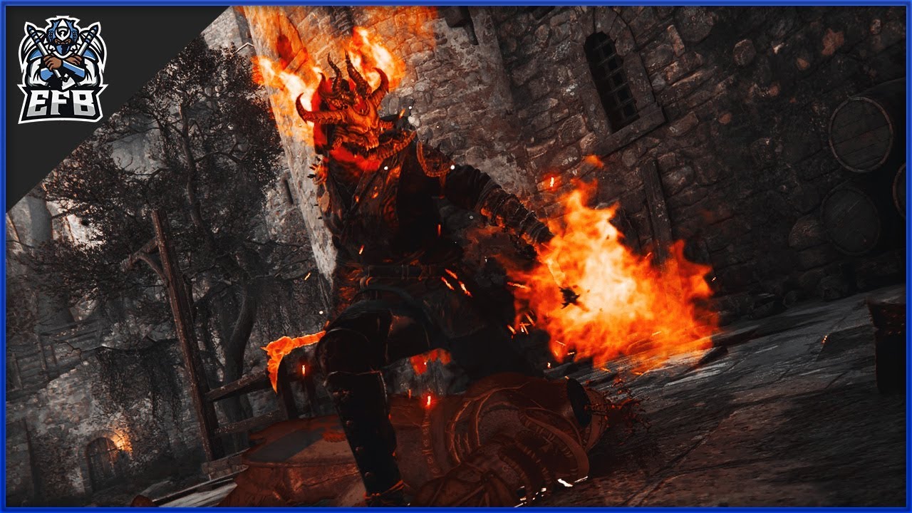For Honor - SHINOBI IS A DEMON! | New Reigning Inferno Mask Outfit ...