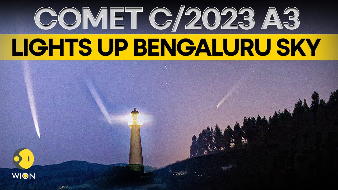 Comet C/2023 A3 Lights Up Bengaluru Sky With Spectacular Colours | WION ...