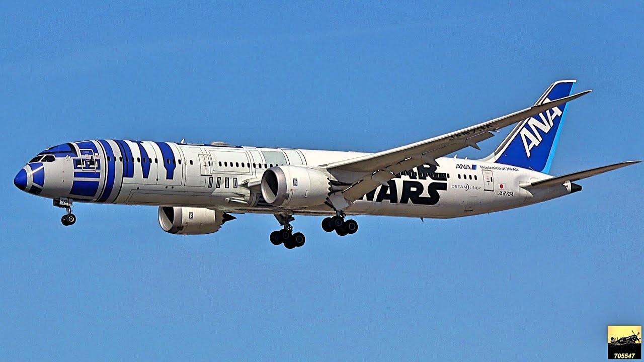 Boeing 787 "Dreamliner" Starwars R2-D2 Livery ANA - Frankfurt 2021 ...