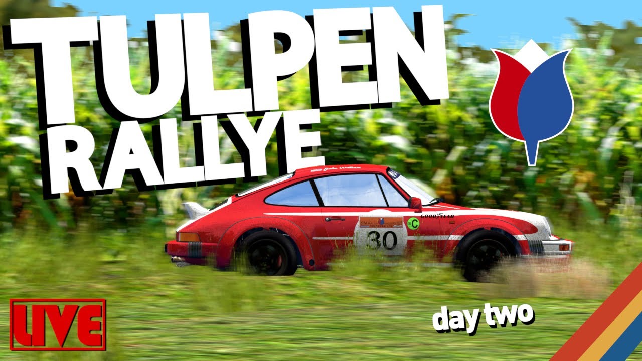 Tulpen Rally - Day Two - Round 6 Sim Rally Masters 2023 - YouTube