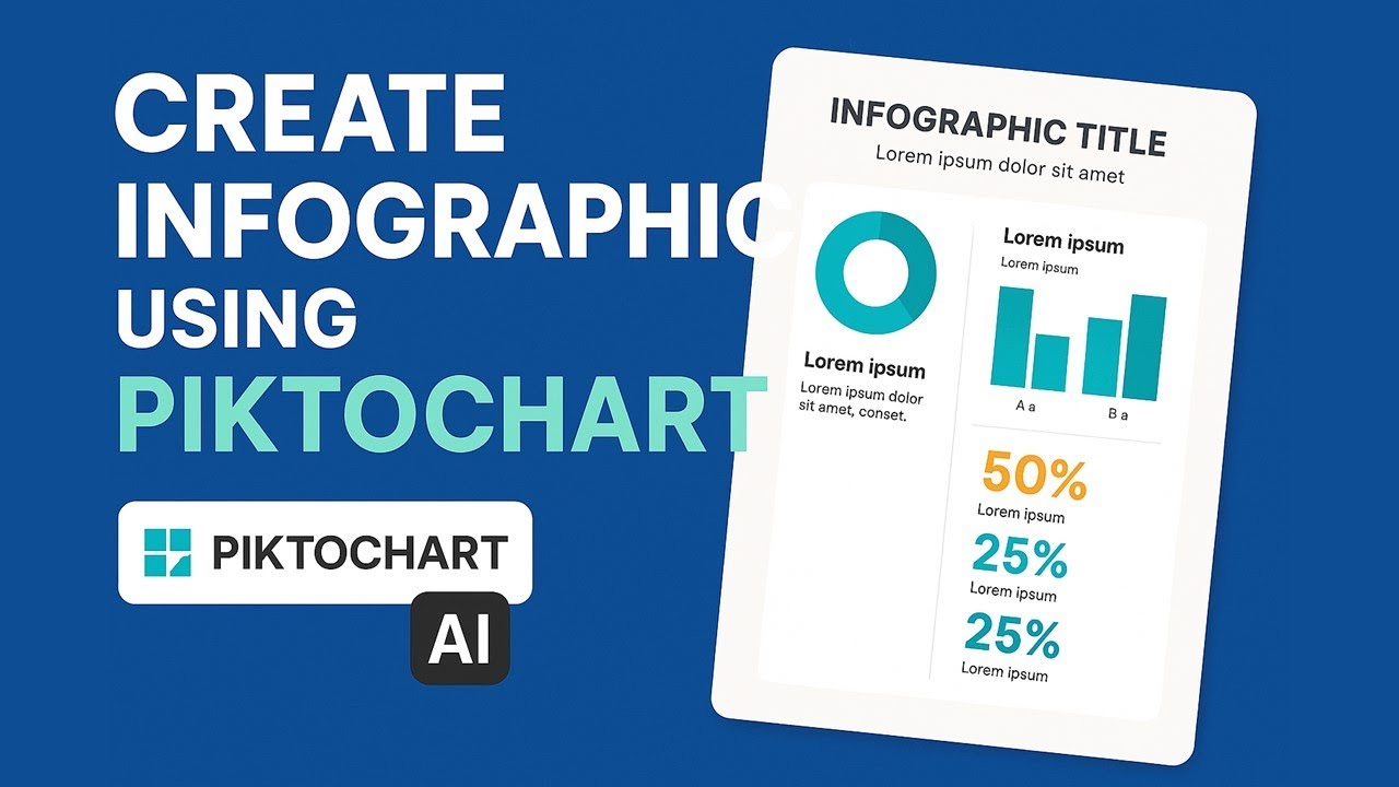 How to Create Infographics Using Piktochart AI - YouTube