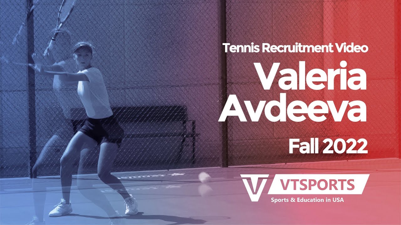 College Tennis Recruitment - Valeria Avdeeva (Rusia) - Fall 2022 - YouTube