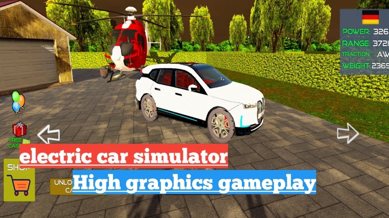 Electric car simulator high graphics smooth gameplay offline game ...