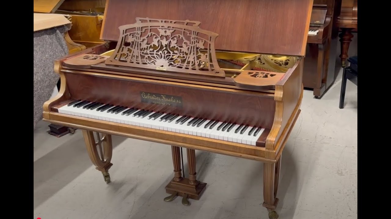 Assessment of a Gebrüder Knake semi circular baby grand piano 145cm ...