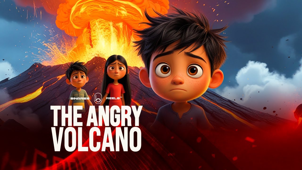 The Angry Volcano - Adventure Story For Kids - YouTube