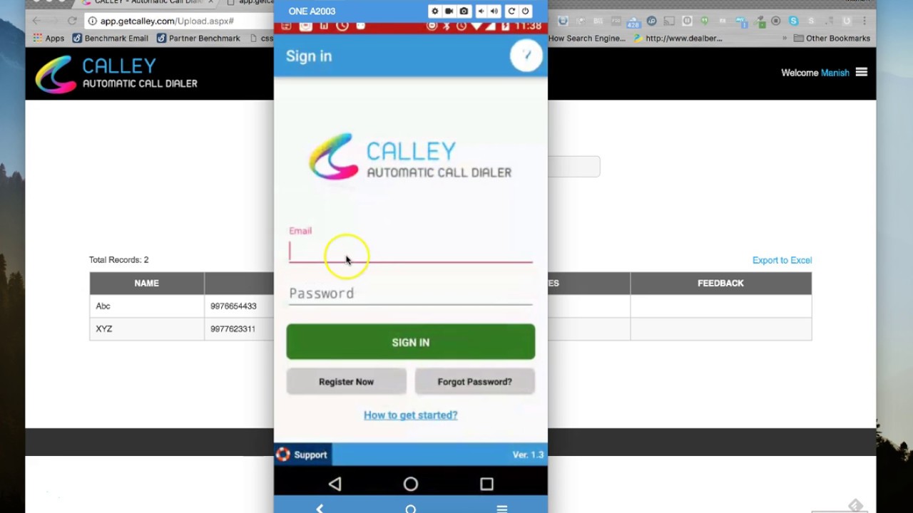 Video 2 - Load Numbers on Calley Automatic Dialer Android Mobile App ...