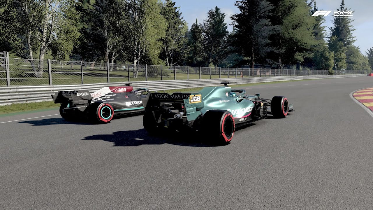 Stunning Battle With Hamilton At Spa | F1 2021 - YouTube
