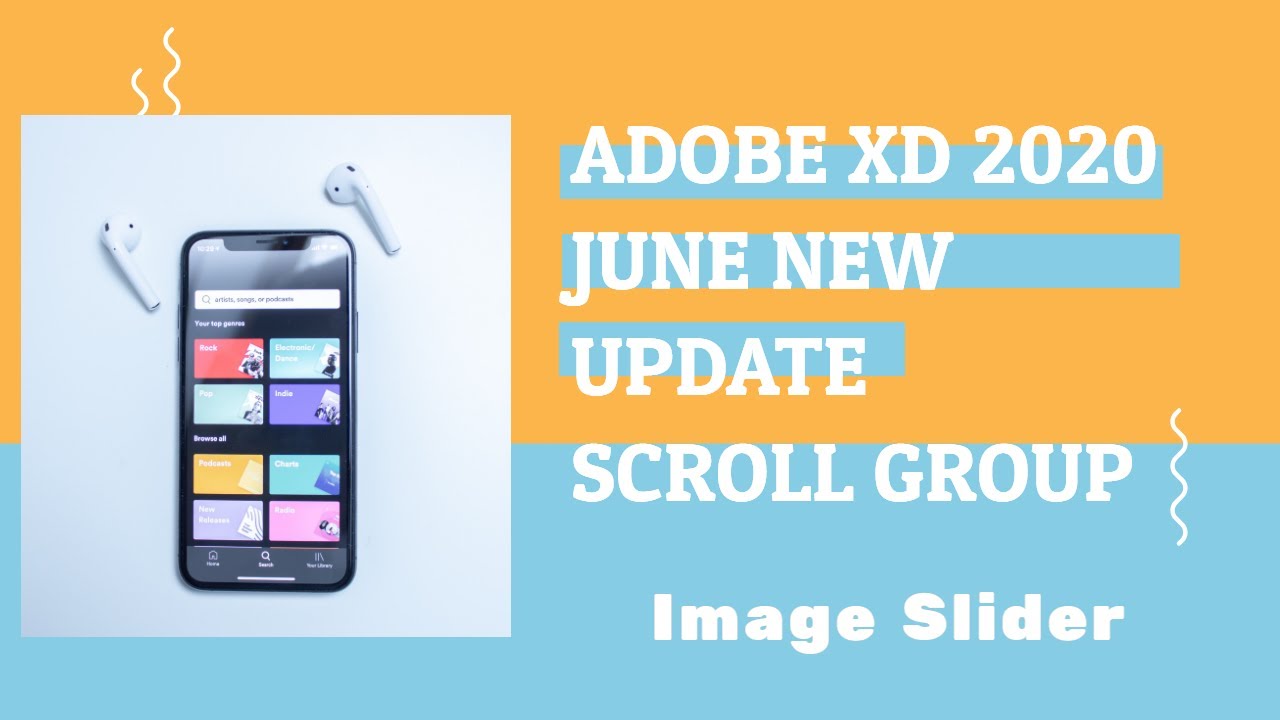 Adobe XD 2020 New Update Scroll Group | Adobe XD Slider full Tutorial ...