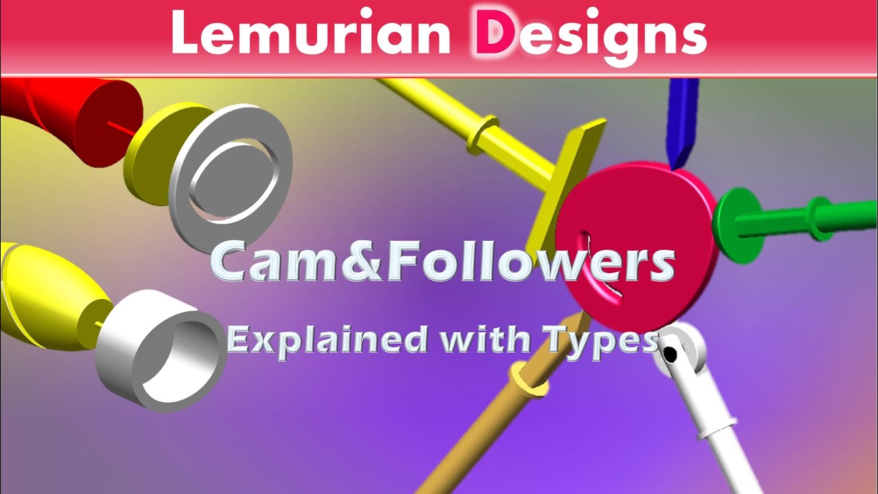 What is CAM and FOLLOWERS, what are the types of Cam and followers ...
