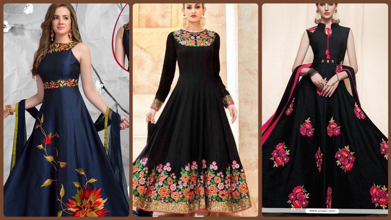 Exclusively Gorgeous Indian Party Wear Maxi Dress Designs - YouTube