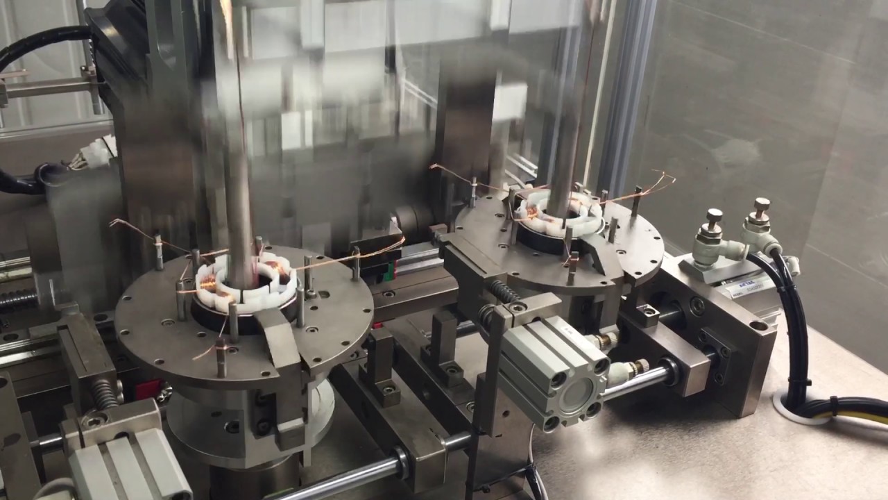 Motor winding process - YouTube
