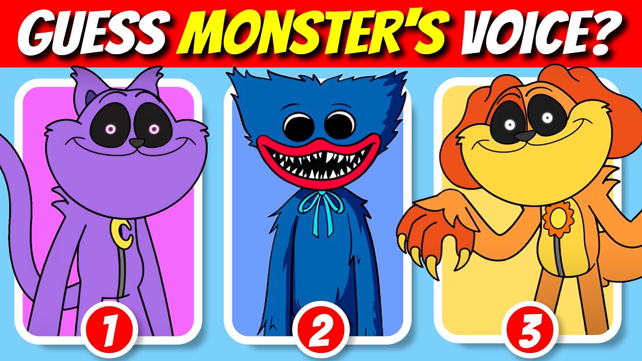 Guess the Poppy Playtime Chapter 3 Characters by Voice (Smiling ...