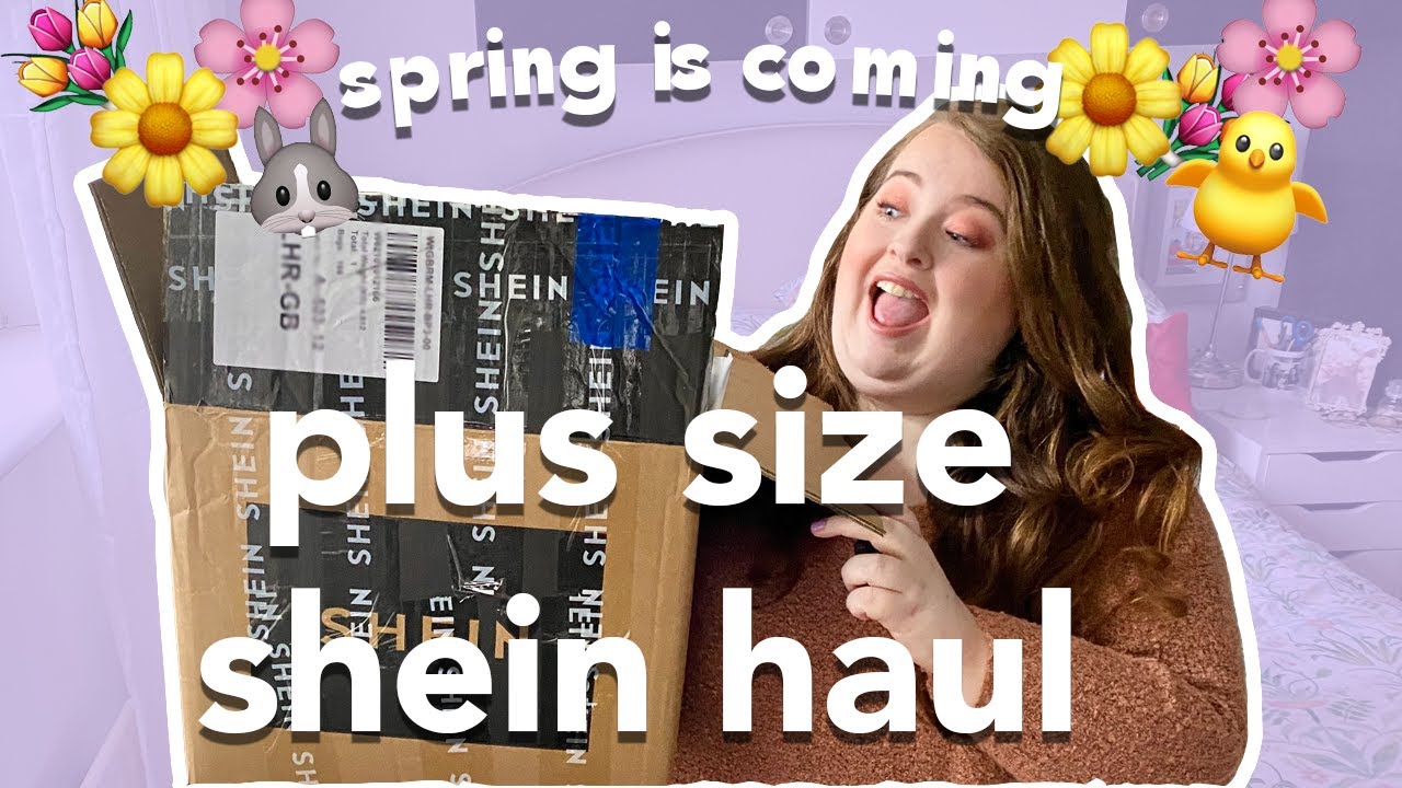 SPRING IS COMING - SHEIN PLUS SIZE TRY ON HAUL | tops, jeans, dresses ...