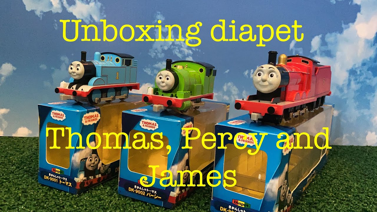 Unboxing diapet Thomas, Percy and James - YouTube