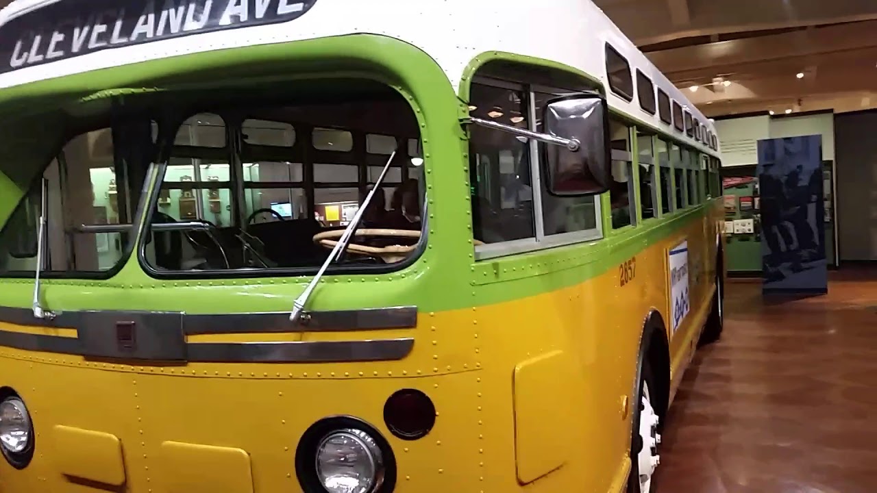 Civil Rights display & Rosa Parks bus at The Henry Ford Museum - YouTube