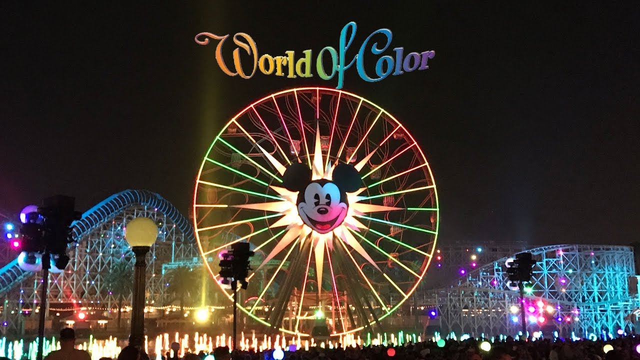World of Color from Disney California Adventure Park - YouTube