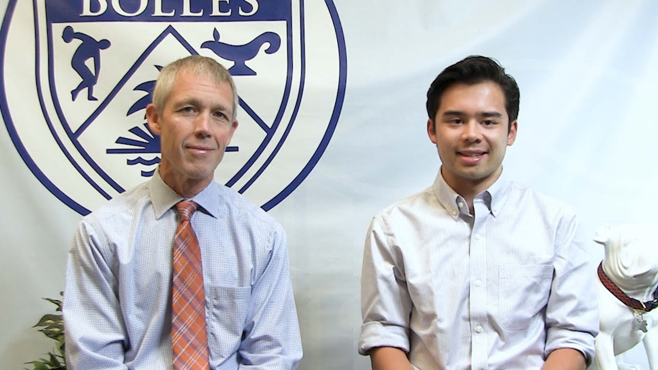 Tyler Hodges with Senior Class President Gabe Coleman '24 - YouTube