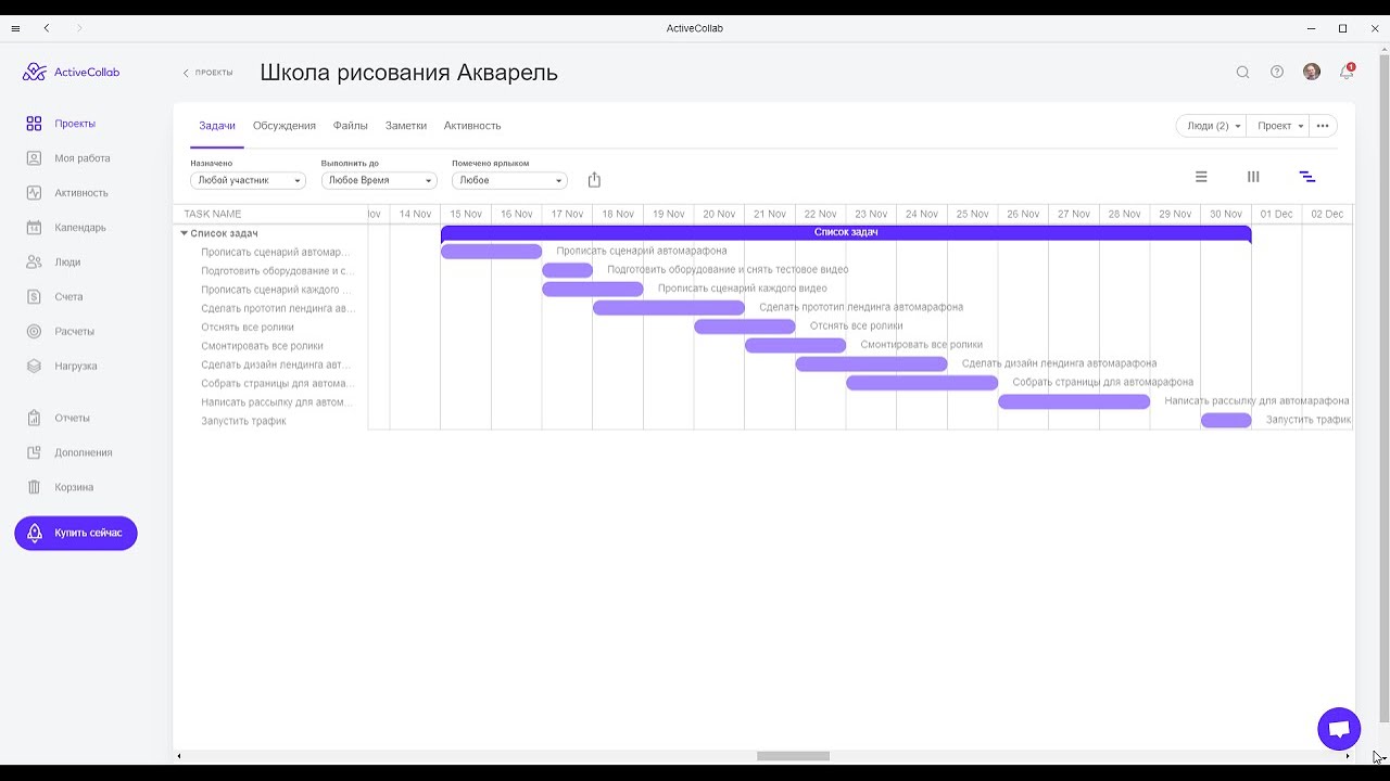 ActiveCollab - инструкция для наших новых клиентов - YouTube