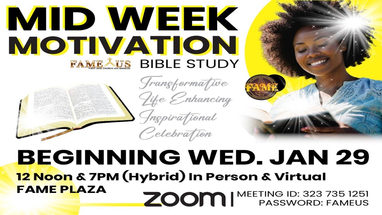 Mid-Week Motivation Bible Study 7:00PM - YouTube