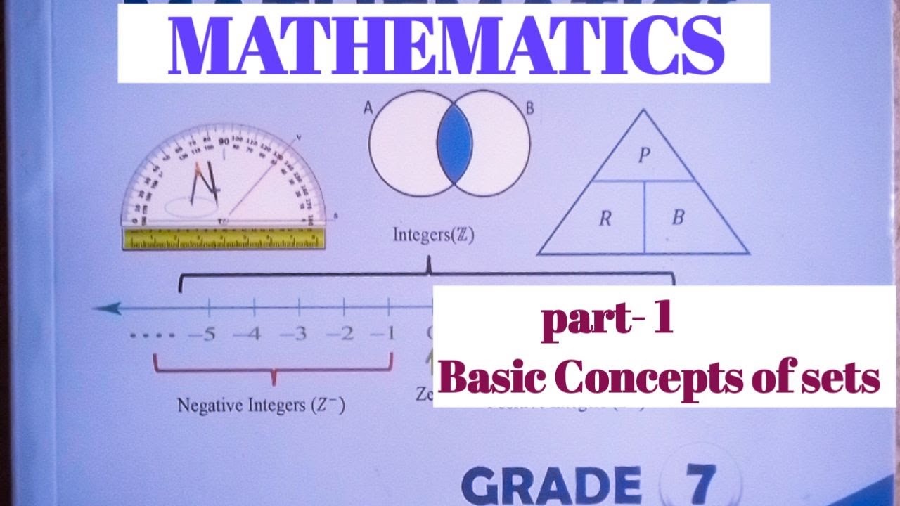 Grade 7 Mathematics part-1 Basic concepts of sets - YouTube