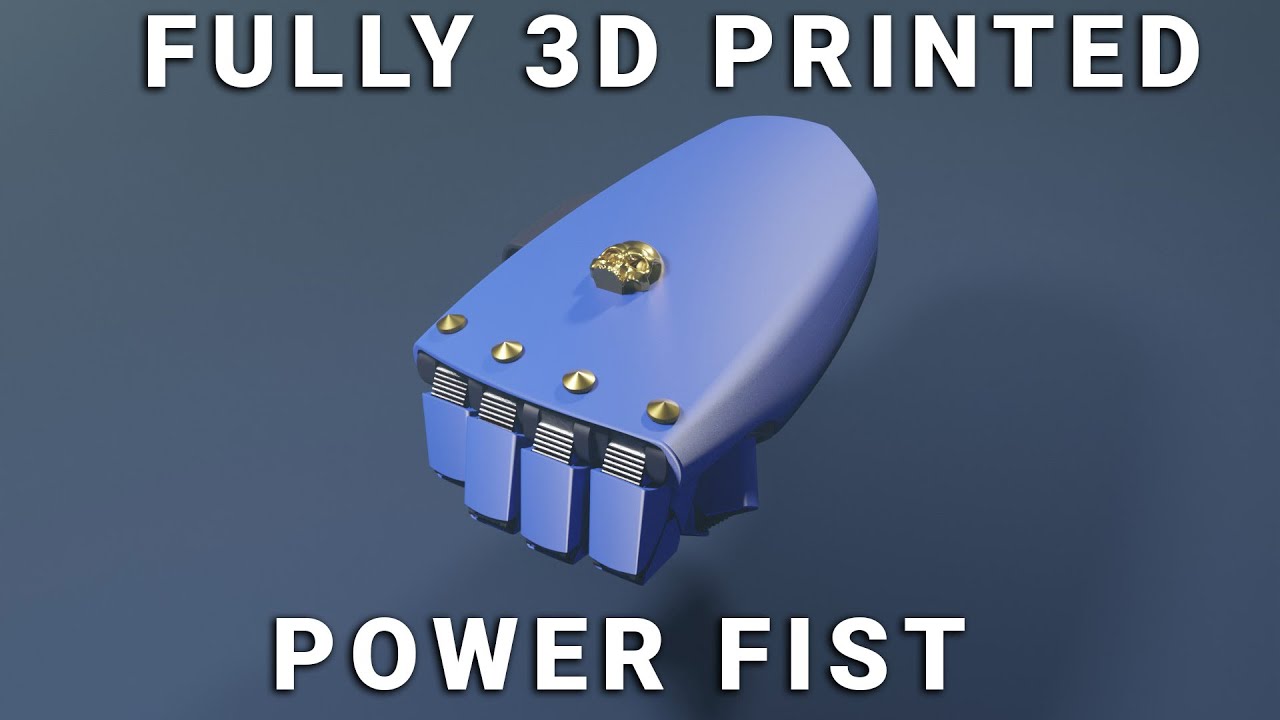 Fully 3d printed power FIST - YouTube