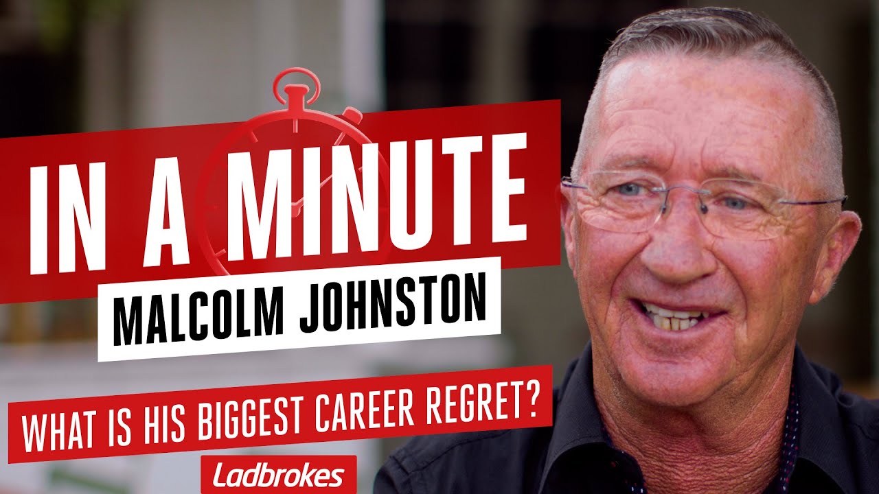 In A Minute With Colourful Jockey Malcolm Johnston - YouTube