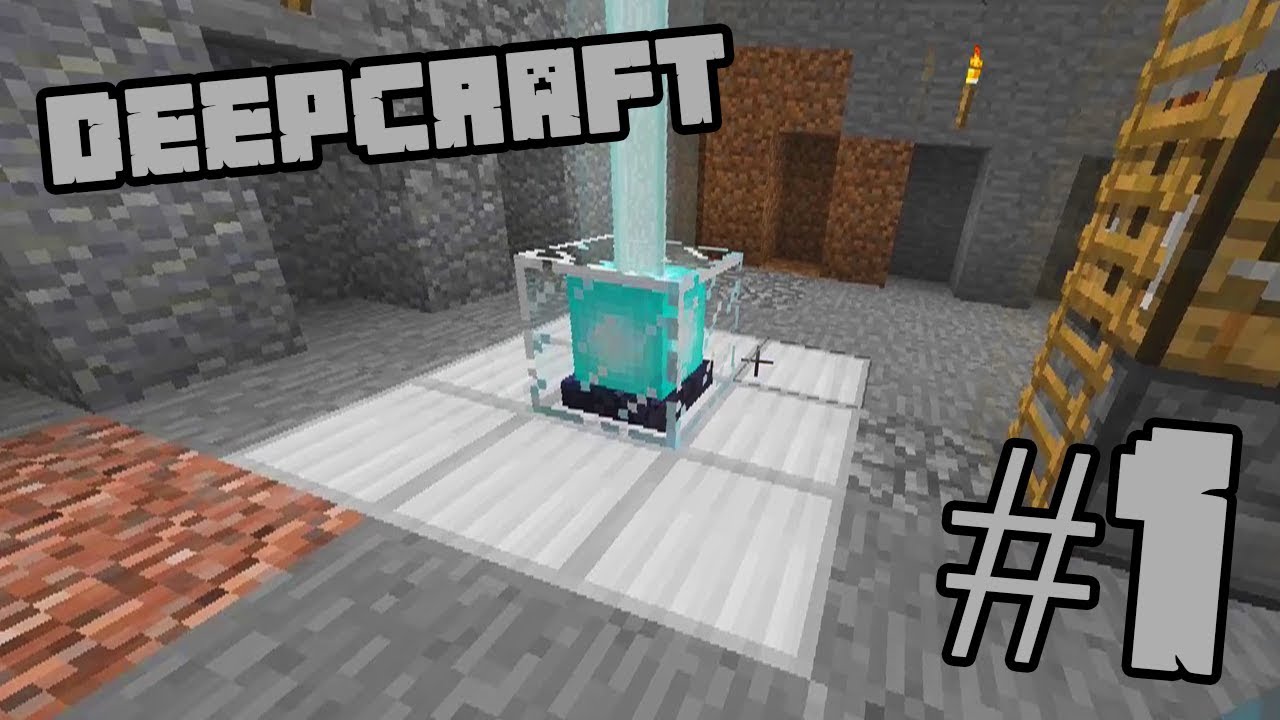 Minecraft: DeepCraft Server - Ep: 1 - Speed Mining Beacon - YouTube